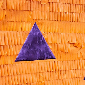 Cute Pumpkin Pinata for Halloween Party Supplies Decorations, Pull String Orange Jack-o-Lantern (17 x 13 x 3 In)