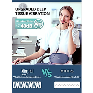 Slimpal Heating Pad for Period Cramps&Back Pain, FSA HSA Eligible, Plus-Sized Electric Heating Pad, Portable Menstrual Heat Belt Pain Relief, 3 Timer Auto Off Setting, Gift for Girls Women Wife, Navy