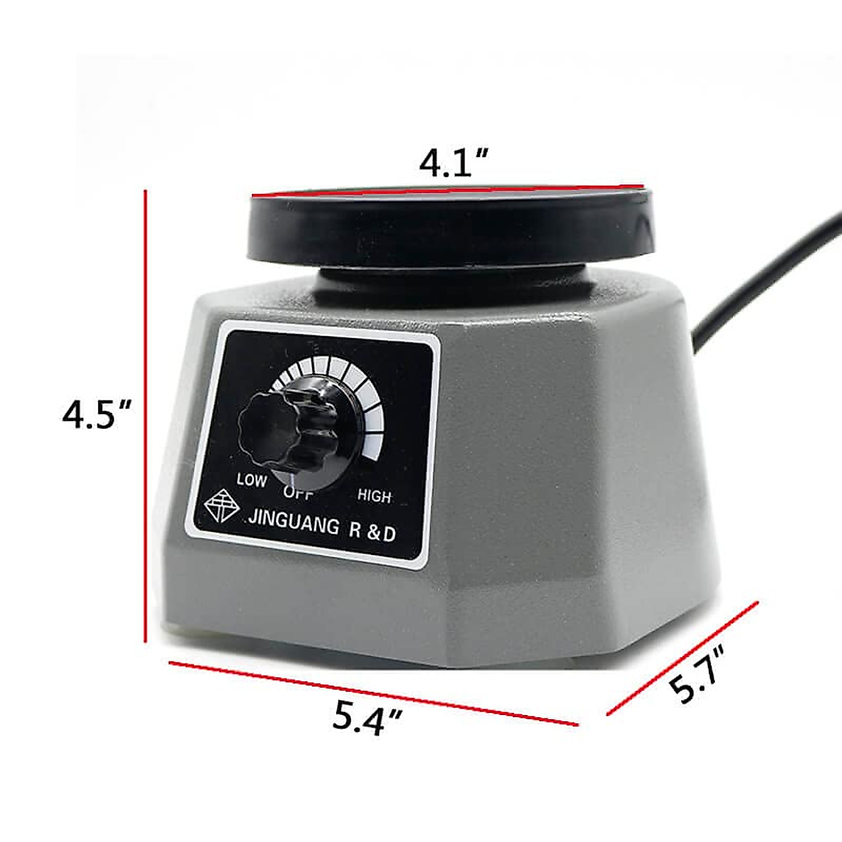 Lab Vibrator,Lab Equipment Vibrator,Round Shaker Oscillator,Plaster Vibrator, Vibrator Oscillator Shaker,Gypsum Mixing Machine,4" Vibrator Plate Dental Equipment Machine,110V 100W