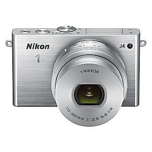Nikon 1 J4 Digital Camera with 1 NIKKOR 10-30mm f/3.5-5.6 PD Zoom Lens (Silver) (Discontinued by Manufacturer)
