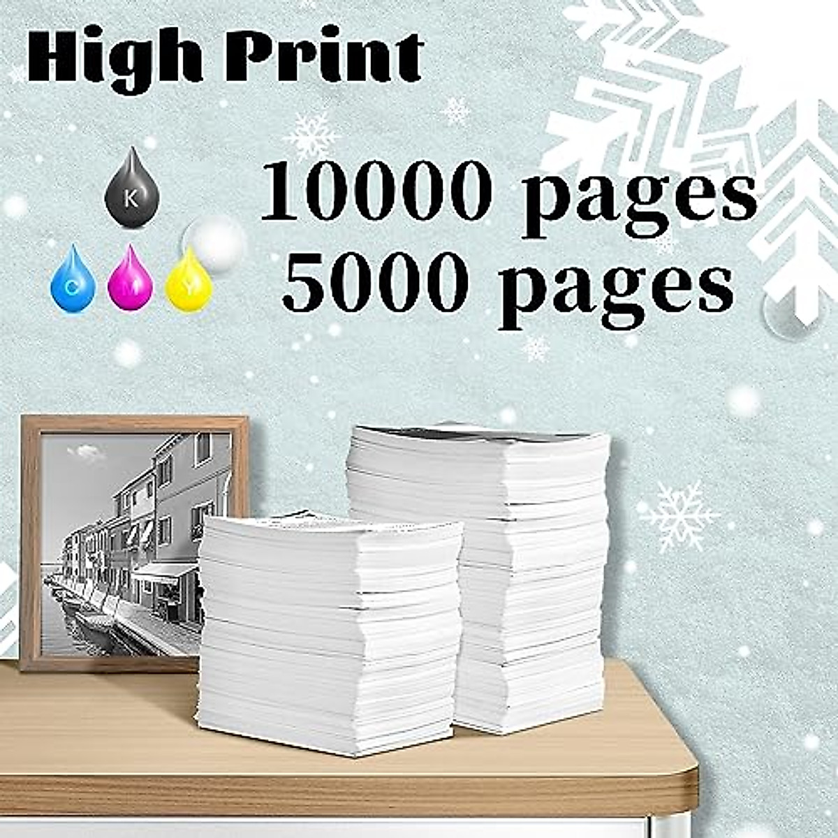 Compatible Replacement for Konica Minolta TN221 Toner Cartridge, High Yield for Bizhub C227 C287 C7528 Printer 4 Color