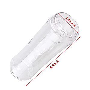 Veterger Replacement Parts Blade with 20oz Cup and Lid,Compatible with Oster BLSTAV BLSTPB My Blend 250-Watt Blender