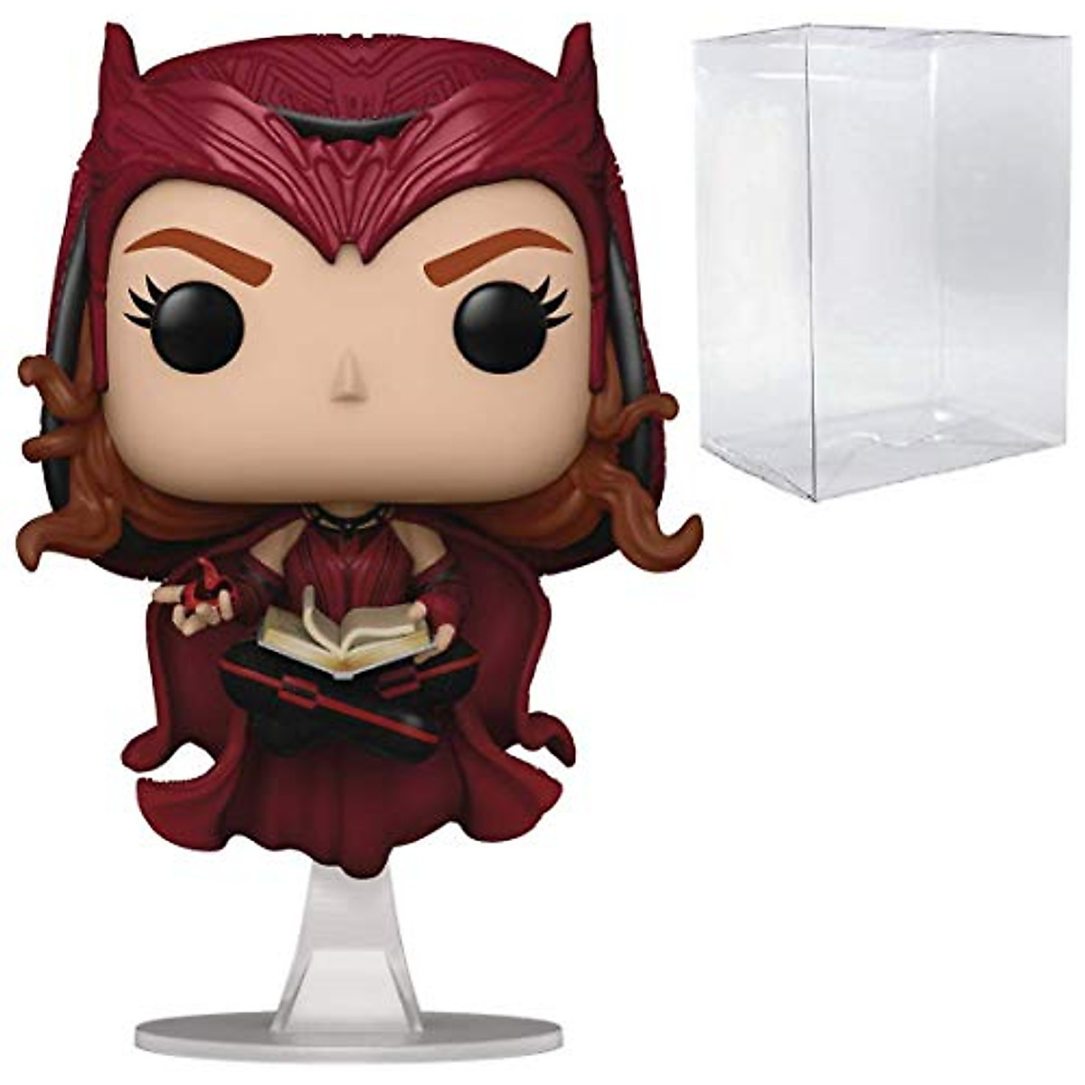 POP Marvel: WandaVision - The Scarlet Witch Funko Pop! Vinyl Figure (Bundled with Compatible Box Protector Case), Multicolored, 3.75 inches