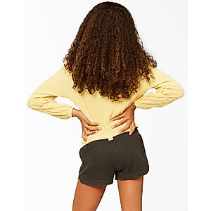 Billabong girls Mad for You Casual Shorts, Off Black, Medium US