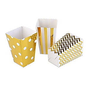 50 Popcorn Carton Snack Containers for Parties