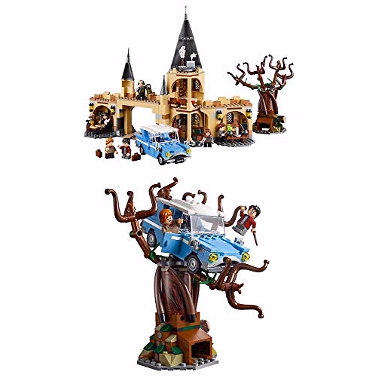 LEGO Harry Potter and The Chamber of Secrets Hogwarts Whomping Willow 75953 Magic Toys Building Kit, Prisoner of Azkaban, Hedwig, Hermoine Granger and Severus Snape for 8 - 14 years (753 Pieces)