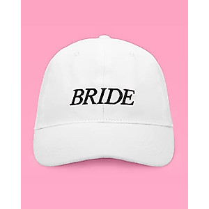 xo, Fetti Bride Baseball Hat Bachelorette Party Decorations White | Bride to Be Gift, Engagement Party Supplies, Cool Bride