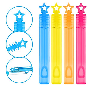 ShyLizard 66PCS Easter Bubble Wands for Party Favor, Mini Bubble Bulk Assortment Toys for Kids Boys and Girls, Bubble Maker for Birthday,Easter Party Favor, Goodie Bags, Carnival Prizes