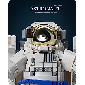 Nifeliz Home Universe Exploring Space Astronaut Building Block Kit, Educational DIY Spaceman Building Block Assembly Construction Toy, Gift for Adults and Teens, New 2023 (1515 pcs)