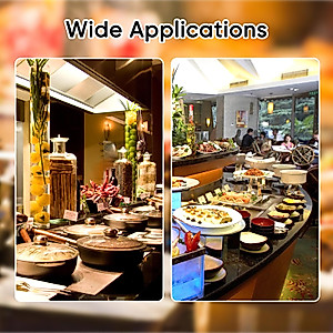 SOKO Food Heat Lamp - Commercial Food Warming Lamp with Dual 250w Bulbs 360°Adjustable Head Food Warmer Heat Lamp for Food Heating Buffet Parties Restaurant Kitchen Home Use, Rose Gold