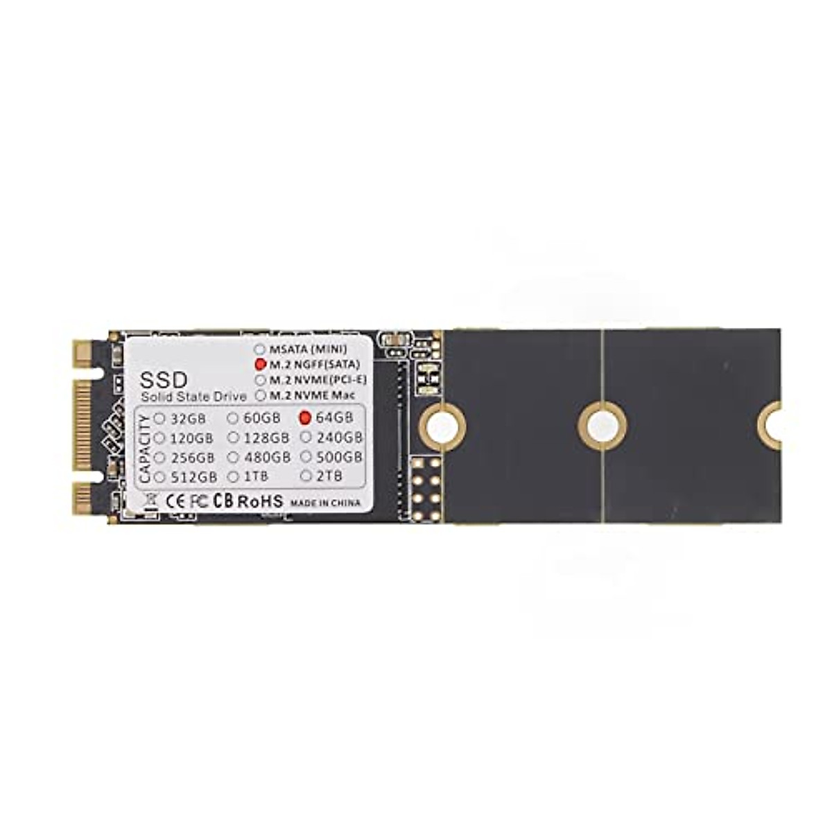 SSD, Universal Low Power M.2 AntiDrop Thin SSD for Laptop for Tablet PC