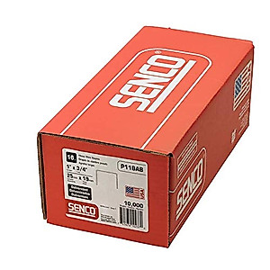 Senco P11BAB 16 Gauge by 1-inch Crown by 3/4-inch Length Electro Galvanized Staples (10,000 per box)