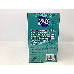 :Zest Bar Soap Aqua 4oz Bar Soaps - 20 Bar