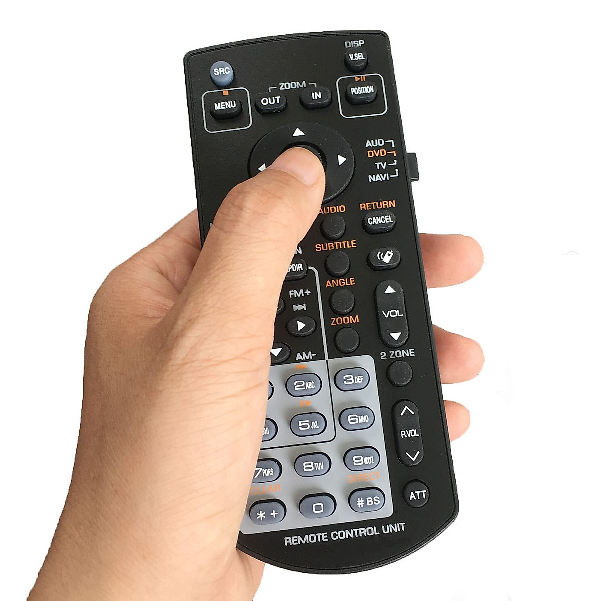 Replacement Remote Control for Kenwood DDX276BT DDX376BT DDX396 DMX1025BT DMX120BT DMX110 DMX110BT DMX100BT DMX125BT Double DIN Bluetooth Car Stereo DVD Receiver