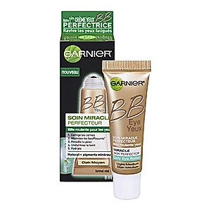 Garnier Skin BB Eye Miracle Skin Perfector Eye Roller, Light/Medium, 0.27 Fluid Ounce