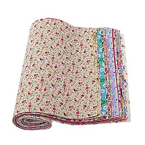 LoveinDIY 30pcs Assorted Floral Print Cotton Fabric for Dolls Bag Sewing Craft 30x20cm