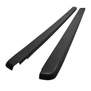 Wade 72-40151 Truck Bed Rail Caps Black Smooth Finish without Stake Holes for 1999-2007 Silverado & Sierra 1500 2500 (Classic only) with 6.5ft bed (Set of 2)