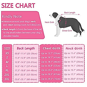 Due Felice Dog Onesie Shedding Suit Full Coverage Pet Surgical Recovery Bodysuit After Surgery Wear Cone Collar Cone Alternative Anxiety Calming Shirt for Female Male Dog