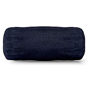 Majestic Home Goods Villa Round Bolster, Navy