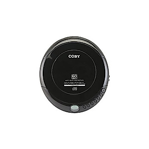 Coby Portable Compact Anti-Skip CD Player – Lightweight & Shockproof Music Disc Player w/ Pro-Quality Earbuds - For Kids & Adults - Home Car & Travel