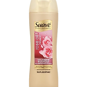 Suave Professionals Shampoo For Fine to Flat Hair Rose Oil Infusion Volumizing Shampoo 12.6 oz