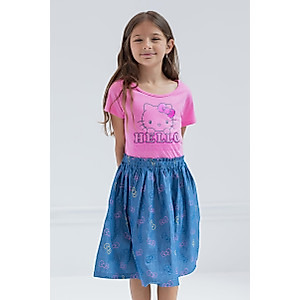 Hello Kitty Little Girls Dress Blue 5