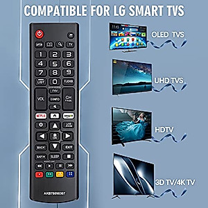 Universal Remote Control for All LG Smart TV, LG Remote Control for Smart TV OLED LCD LED HDTV 3D 4K Smart TVs with Shortcut Buttons