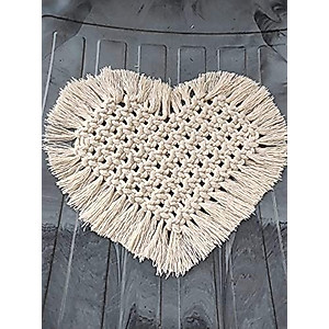 Macrame Wall Hanging Shelf, Boho Indoor Woven Plant Shelf for Wall Decor. Handmade Natural Cotton Macrame Wall Shelf for Plants. Indoor Plant Hanger