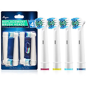 Alayna Replacement Brush Heads Compatible with Oral B Electric Toothbrush- 20 Pack of Precision Heads Fits Braun Pro 1000 1500 Clean 3000 5000 6000 8000 9000 Vitality, Triumph & More