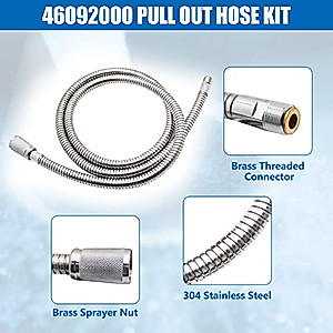 46092000 Pull Out Replacement Hose Replace for Grohe Fit For Ladylux, Euro Plus
