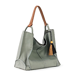 The Sak Los Feliz Large Tote Bag in Leather, Roomy, Lined Purse with Single Shoulder Strap