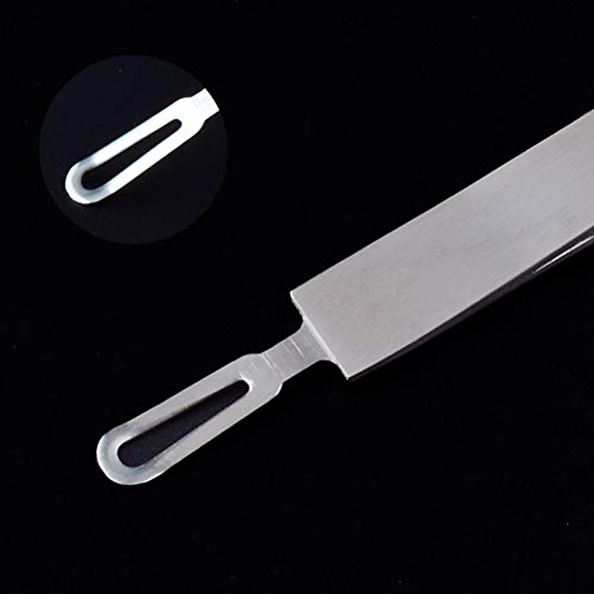 Healifty Slant Tweezers Stainless Steel Eyebrow Tweezers Multi-Functional Slant Tip Tweezer for Women Men 1pcs(Silver)