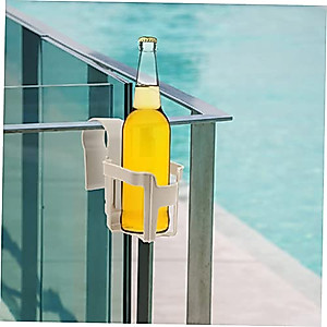 PLAFOPE Accessories Poolside Dink Outdoor Holders Drink Cup Refreshing Mug Ground Holder Hanging Rack for Drinks Beverage Pool Above Storage Garden Supplies Swimming Party
