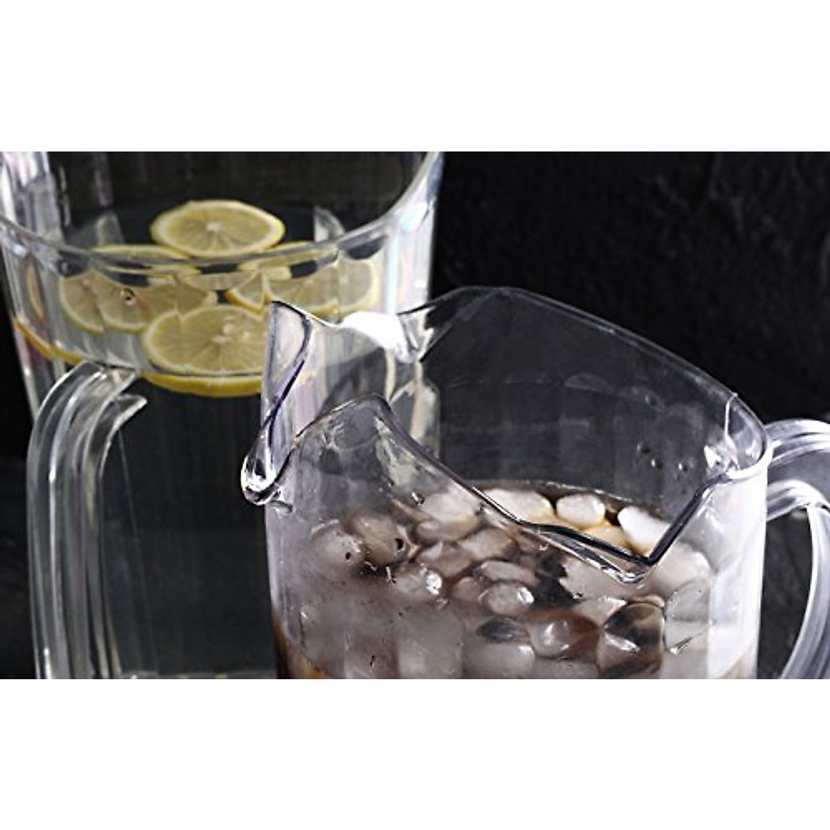 New Star Foodservice 46106 Resturant-Grade Polycarbonate Plastic Water Pitcher, 60 oz, Clear