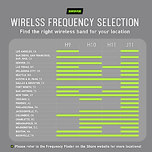 Shure BLX288/PG58 UHF Wireless Microphone System - Perfect for Church, Karaoke, Vocals - 14-Hour Battery Life, 300 ft Range | includes (2) PG58 Handheld Vocal Mics, Dual Channel Receiver | H10 Band
