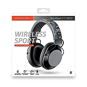 BackBeat FIT 6100 Wireless Bluetooth Headphones, Sport, Sweatproof and Water-Resistant, Camo