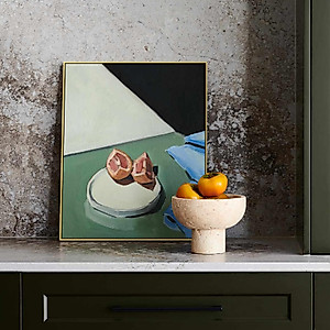 Floating Frame for 16x20 Canvas Paintings, DIY Metal Canvas Frame with 1.5" Deep, Modern Floater Frame for Oil Paintings Portrait Landscape Living Room Bedroom Home Office Wall Art Decor (Gold)