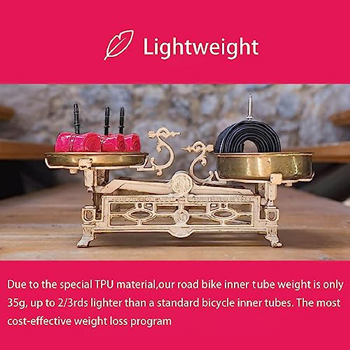 2 Pack Bike Tube 700x18/32C Presta Valve, Road Bicycle Inner Tubes with Tire Levers and Strips, 700C Bike Tube Compatible with 700x18C 700x20C 700x21C 700x23C 700x25C 700x28C 700x30C 700x32C Tire