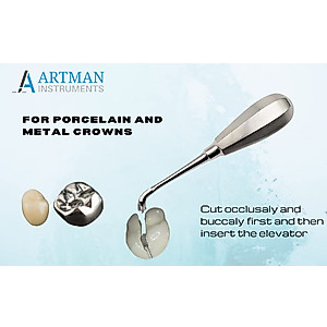 Dental Crown Splitter Crown Remover Crown Elevator Crown Spreader ARTMAN