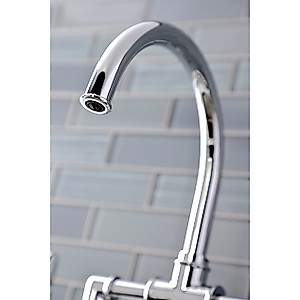 Kingston Brass KS2331RX Belknap Bridge Kitchen Faucet, Polished Chrome
