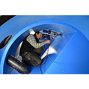 WELDY 3400W Handheld Plastic Extrusion Welding Machine kit Hot Air Plastic Welder Gun Vinyl Weld Extruder Welder Machine (EX2)