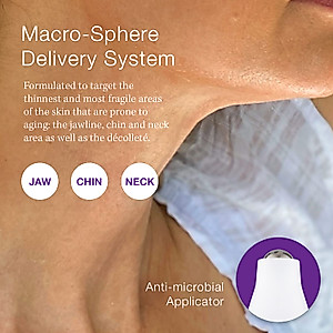 SBLA Beauty Neck, Chin & Jawline Sculpting Wand, Advanced Anti-Aging Serum For Smoothing, Tightening, Firming & Lifting Neck Skin, Instant Sculpting Wand, 0.7 Fl Oz / 20mL (104 doses)