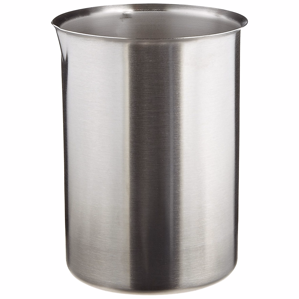 Polar Ware 2000B Stainless Steel Griffin Style Beaker, 2000 mL Capacity, 4-7/8" OD x 7-1/8" H