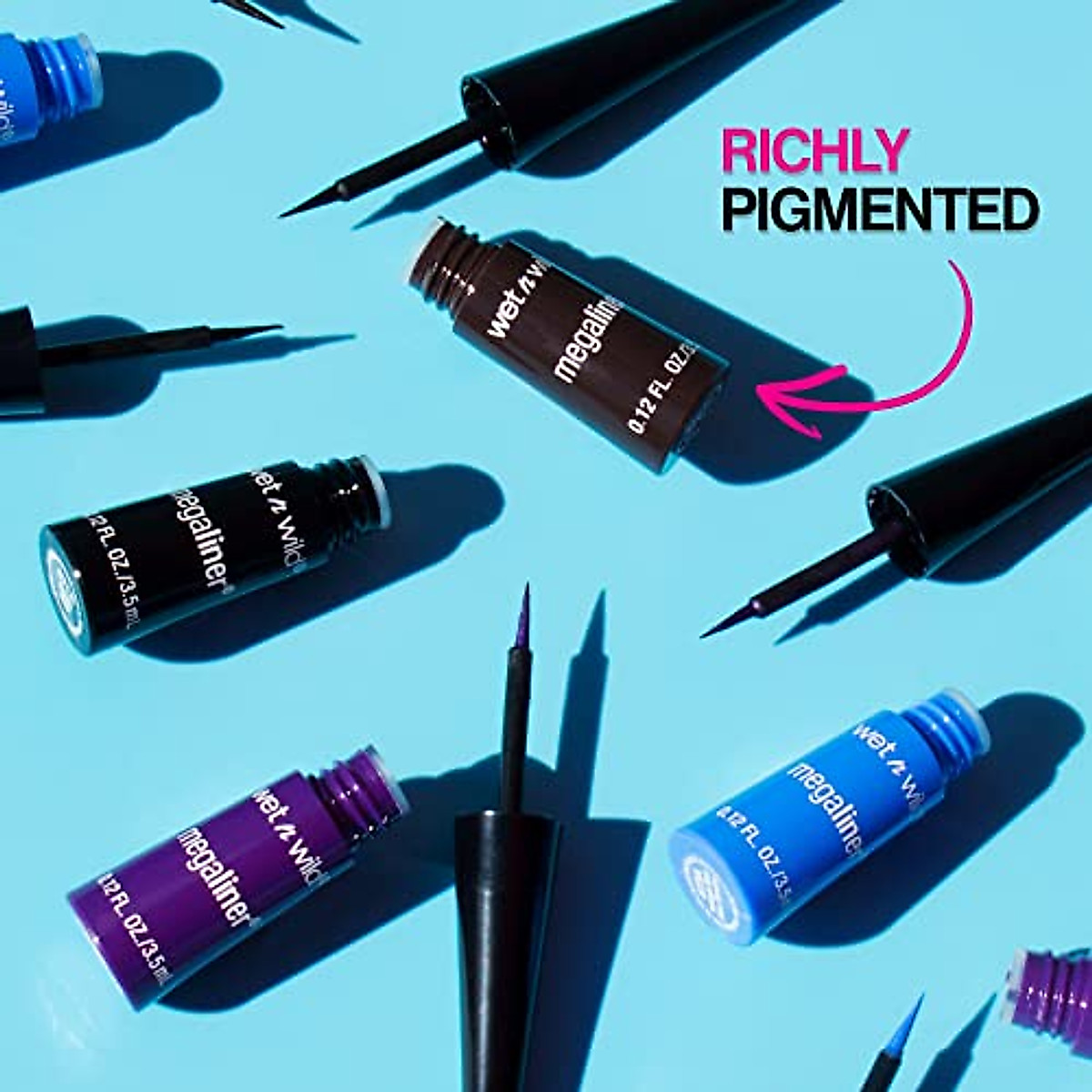 wet n wild MegaLiner Liquid Eyeliner Black Black