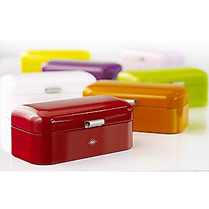 Wesco Grandy – German Designed - Steel bread box for kitchen / storage container, White