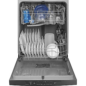 GE GDT530PSPSS 24" Stainless Steel Fully Integrated Dishwasher with 16 Place Settings 4 Cycles 8 Options Dry Boost and Piranha Hard Food Disposer