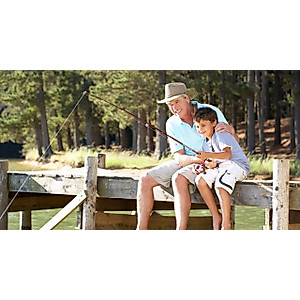 Mesh Safari Hat for Men Soaker Golf Sun Hats Summer Wide Brim Outback Cap（Natural,L）