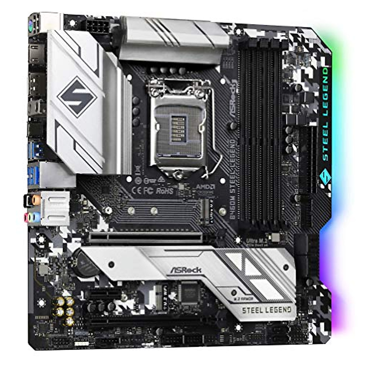ASROCK B460M Steel Legend Supports 10th Gen Intel® Core™ Processors(Socket 1200) Motherboard