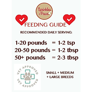 Sprinkles & Paws Liver and Veggies Dog Food Topper | Healthy Powder Form | Helps with Eating, Add to Food or Kibble or as Treat | Meal Mixer with Beef Flavour, Rich in Vitamins and nutrients