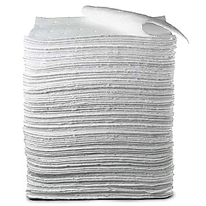 3M Petroleum Sorbent Pad HP-156, High Capacity,White, 17" X 19"